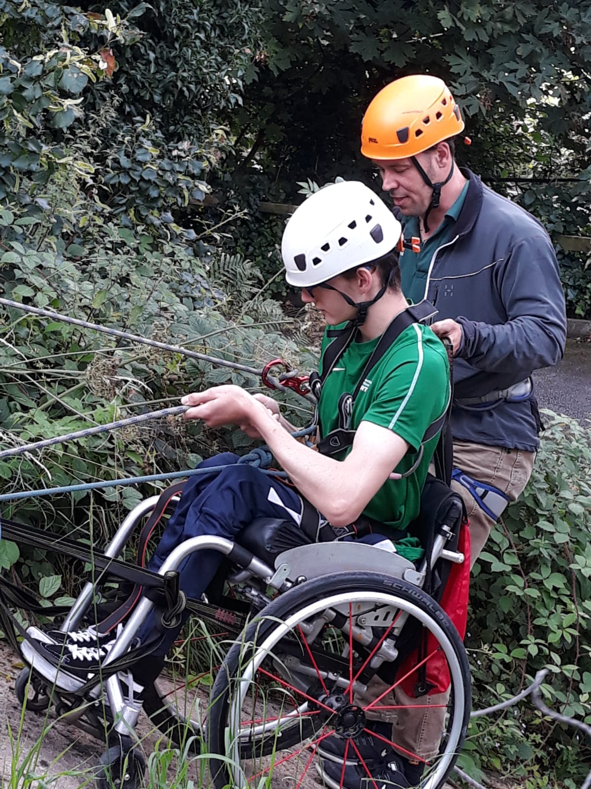 Creating equal access for a child with a spinal cord injury - Back Up