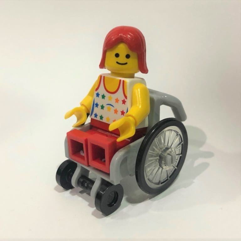 LEGO Wheelchair - Back Up